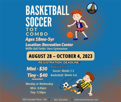 West Side Recreation & Park District: Basketball Soccer Tot Combo