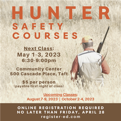 West Side Recreation & Park District: Hunter Safety Course