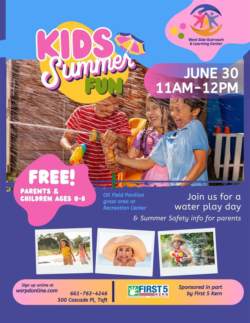 West Side Recreation & Park District: Kids Summer Fun Day