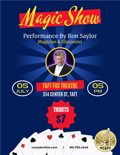 West Side Recreation & Park District: Magic Show at The Fox