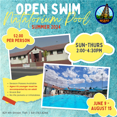 West Side Recreation & Park District: Open Swim