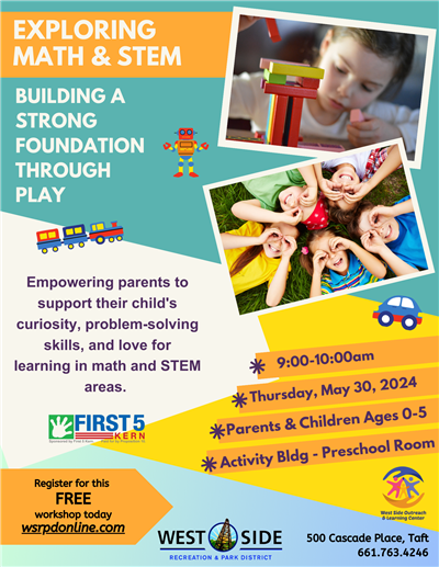 West Side Recreation & Park District: Math & STEM Parent Education